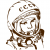 Wall Sticker Gagarin | StickyColours