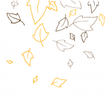 Wall Sticker Falling Leaves | StickyColours
